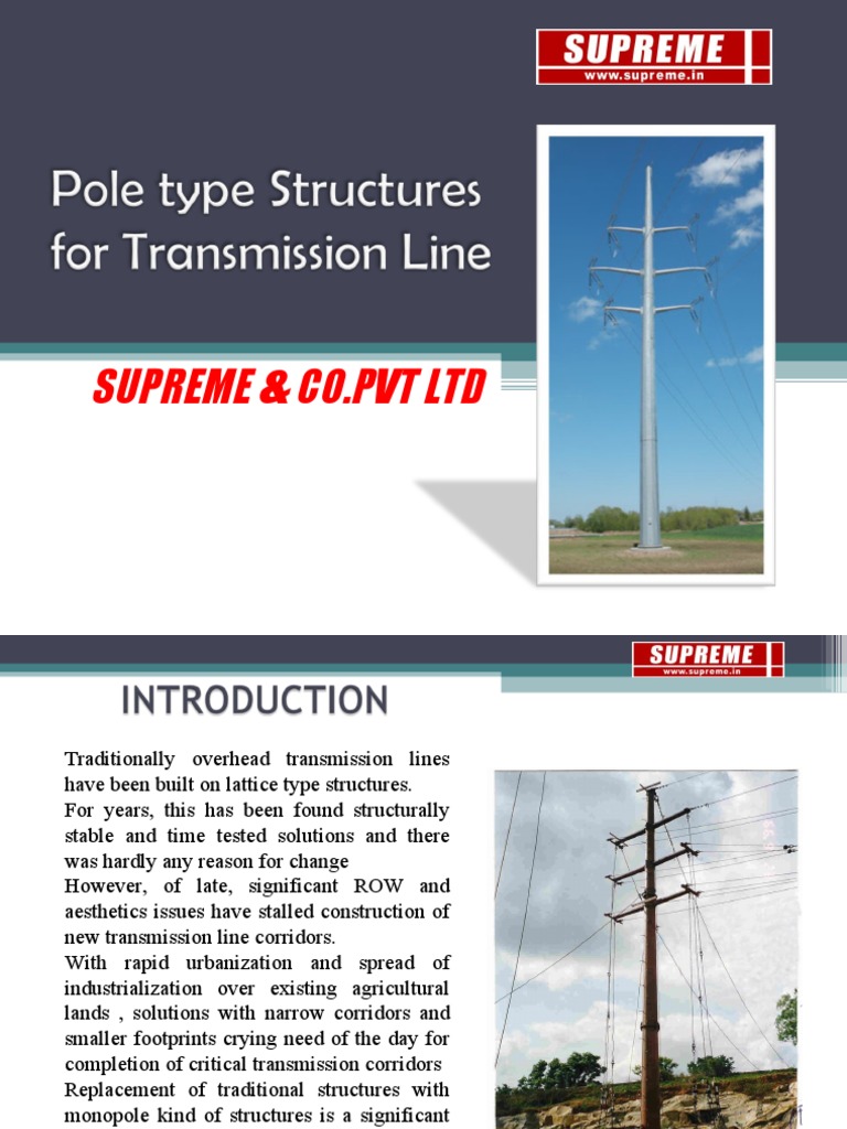 13.pole Type Structure 1 | PDF | Galvanization | Pipe (Fluid Conveyance)
