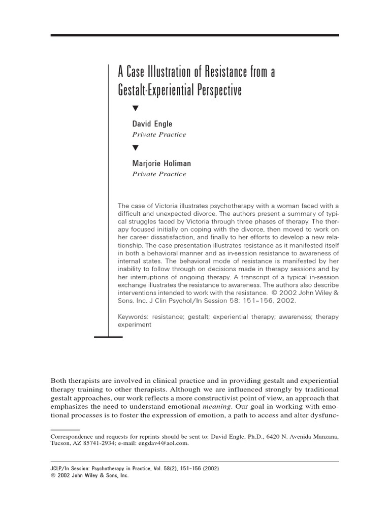 David Angle A - Case - Illustration - of - Resistance - From - A ...