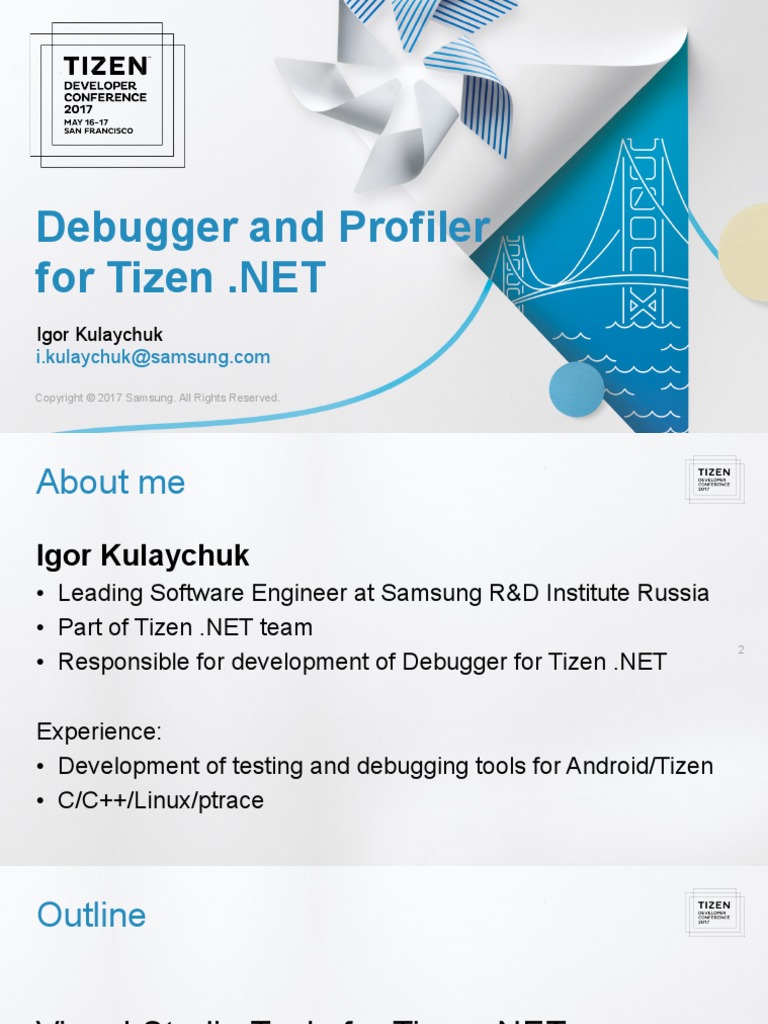 06-02 - Debugger and Profiler For Tizen | PDF | Microsoft Visual Studio | Xamarin