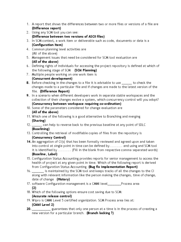 SCM Wipro | Download Free PDF | Version Control | Information Management