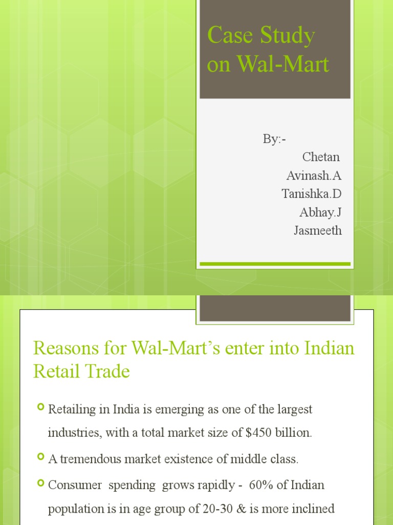 Marketing Case Study | PDF | Walmart | Retail
