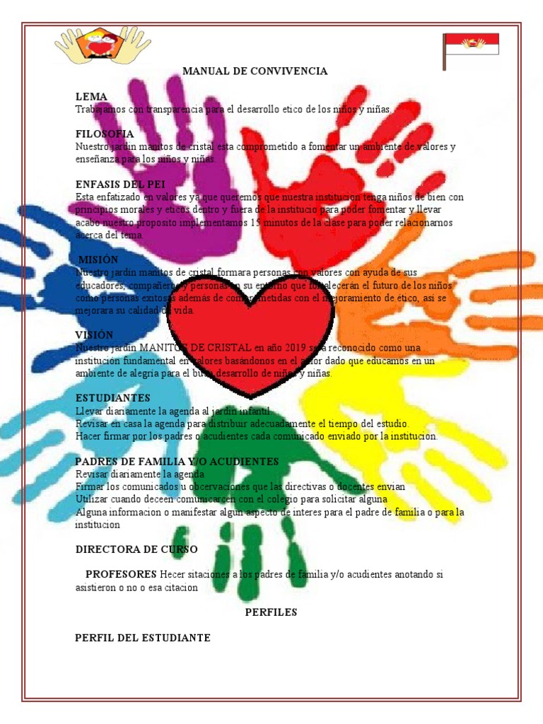 Manual De Convivencia Final Pdf Disciplinas Institución