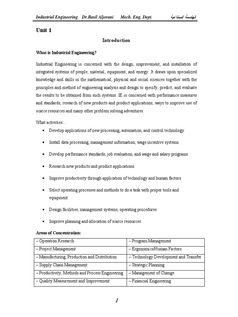 Industrial Engineering Lectures First Season | PDF | Mathematical Optimization | Linear Programming