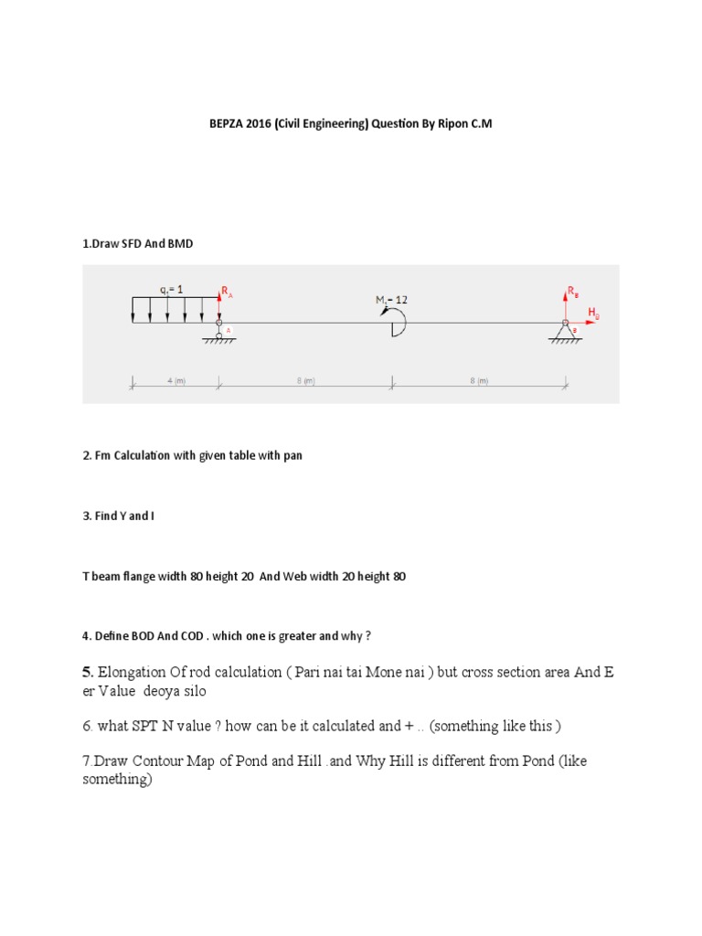 BEPZA Question 2016 | PDF