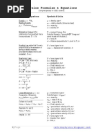 AQA GCSE Combined Science Physics Complete Equation Sheet | PDF | Heat ...