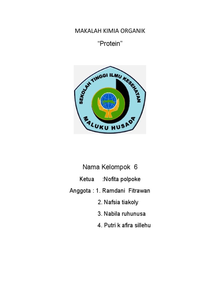 MAKALAH KIMIA ORGANIK Protein | PDF