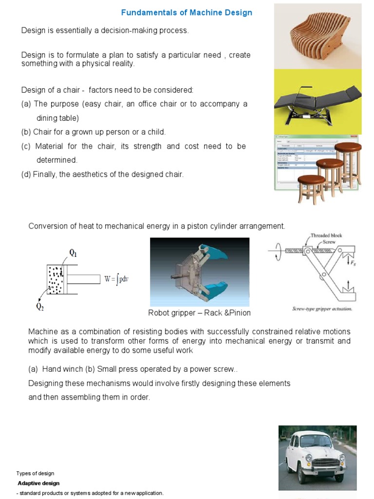 Fundamentals of Machine Design | PDF | Engineering Tolerance | Strength ...