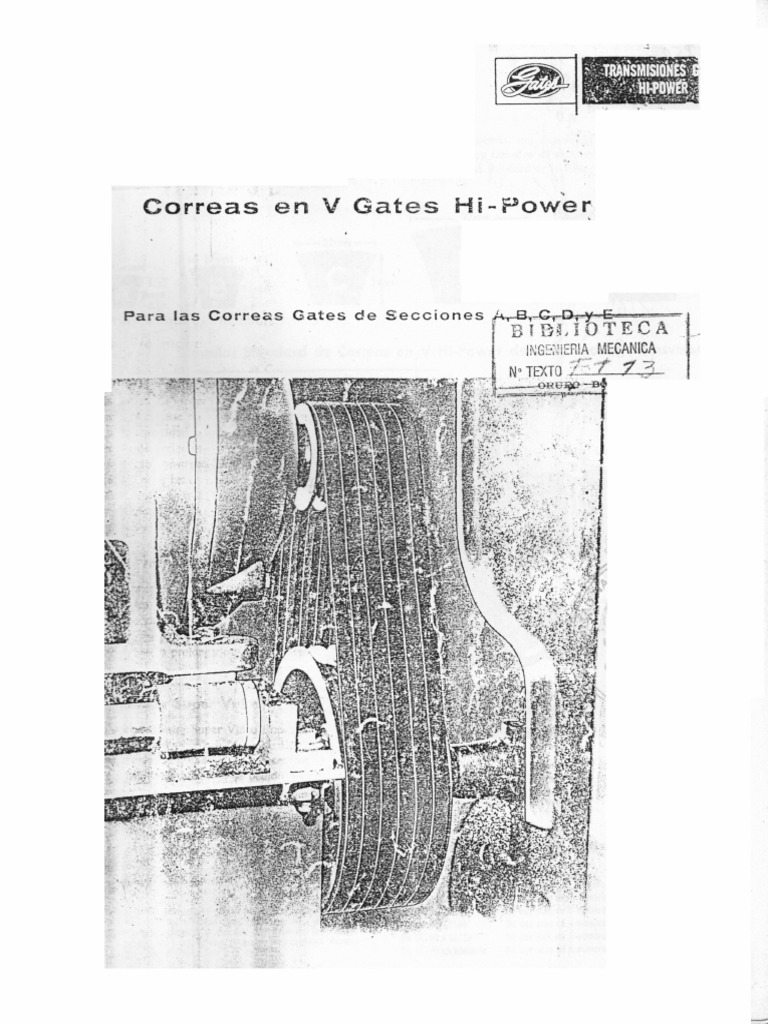 Catálogo Poleas Gates | PDF
