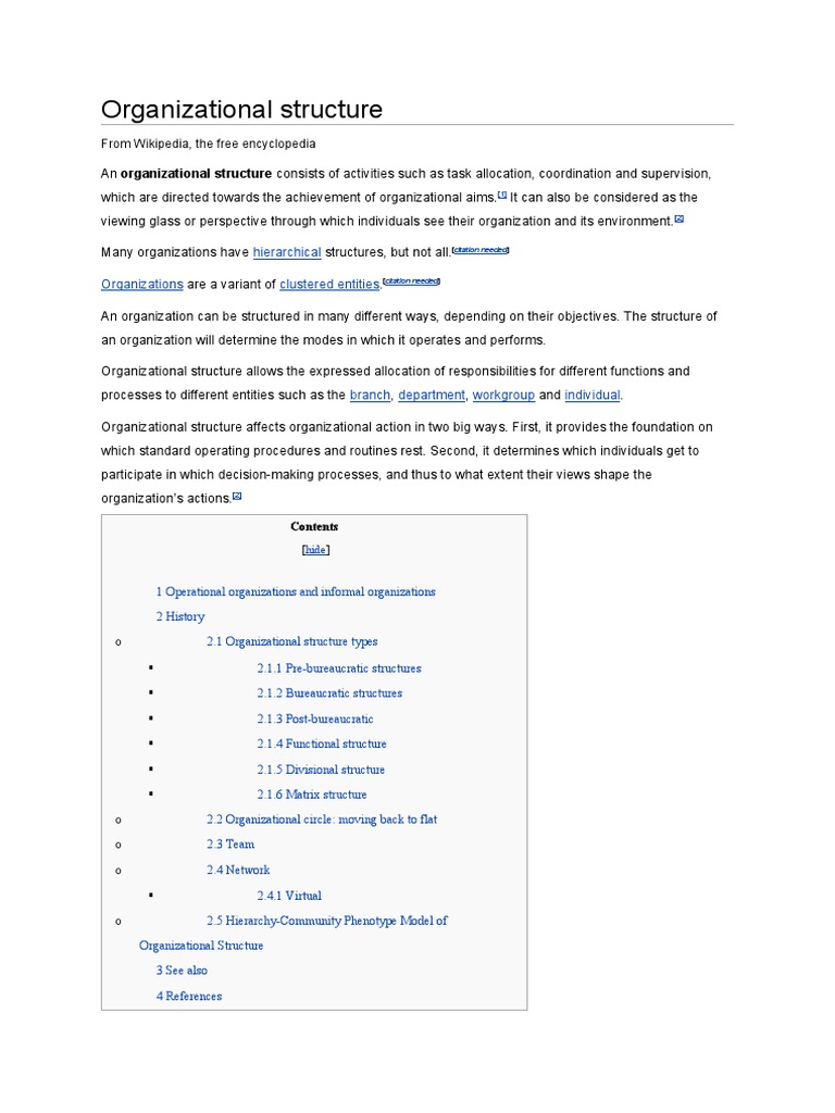 Understanding Organizational Structure | PDF | Organizational Structure