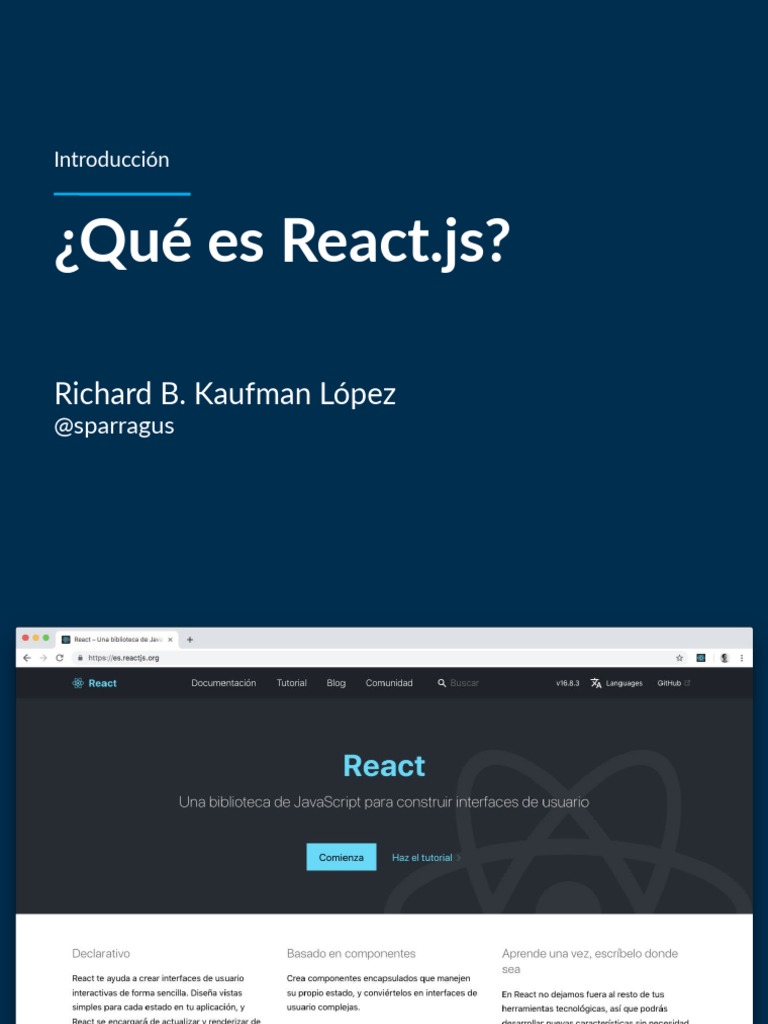 Slides Curso Reactjs Platzi | PDF | Hipertexto | Programación de computadoras