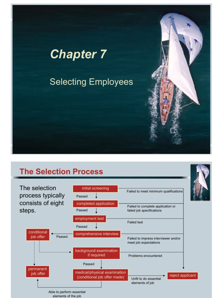 Chapter 7 Selecting Employees | Download Free PDF | Validity ...