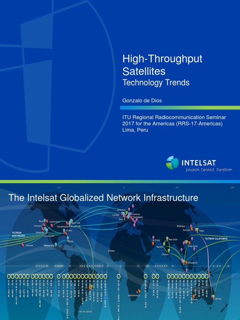 Intelsat-High Throughput Satellites Technology Trends PDF | PDF ...
