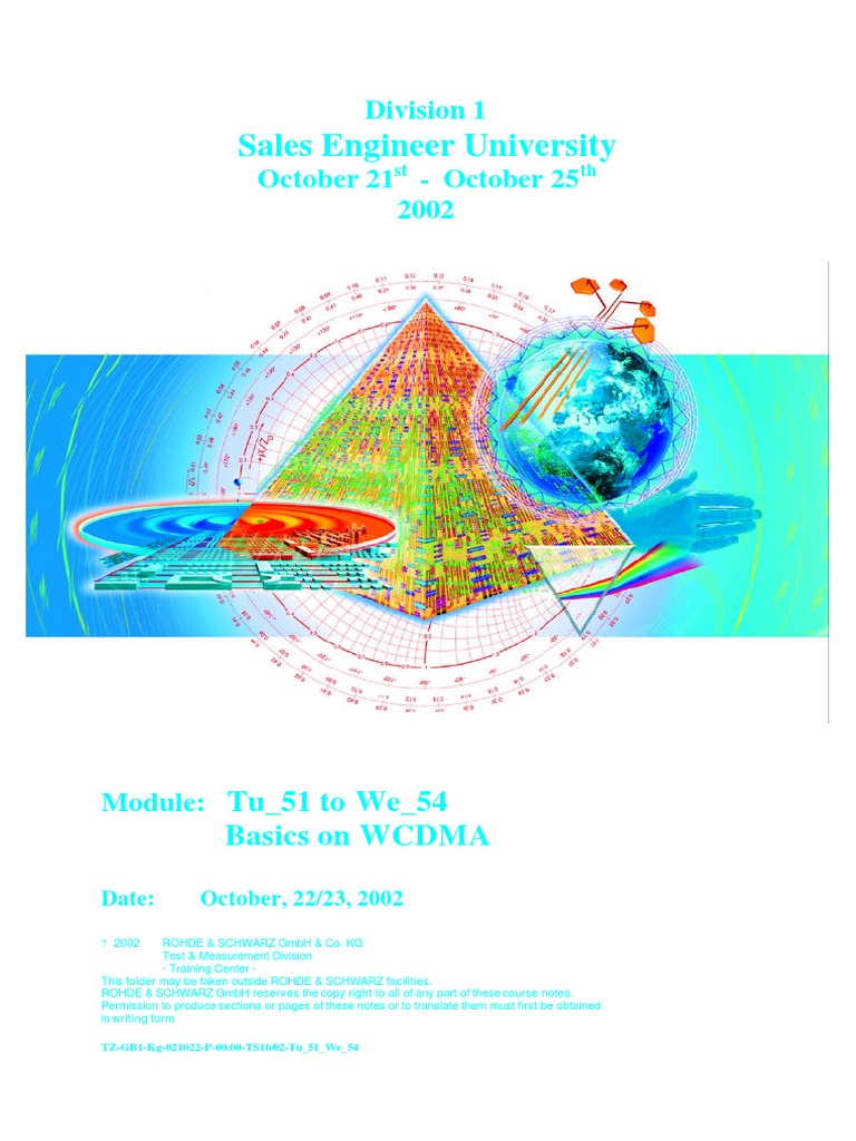 Basics WCDMA PDF | PDF | Modulation | Signal To Noise Ratio