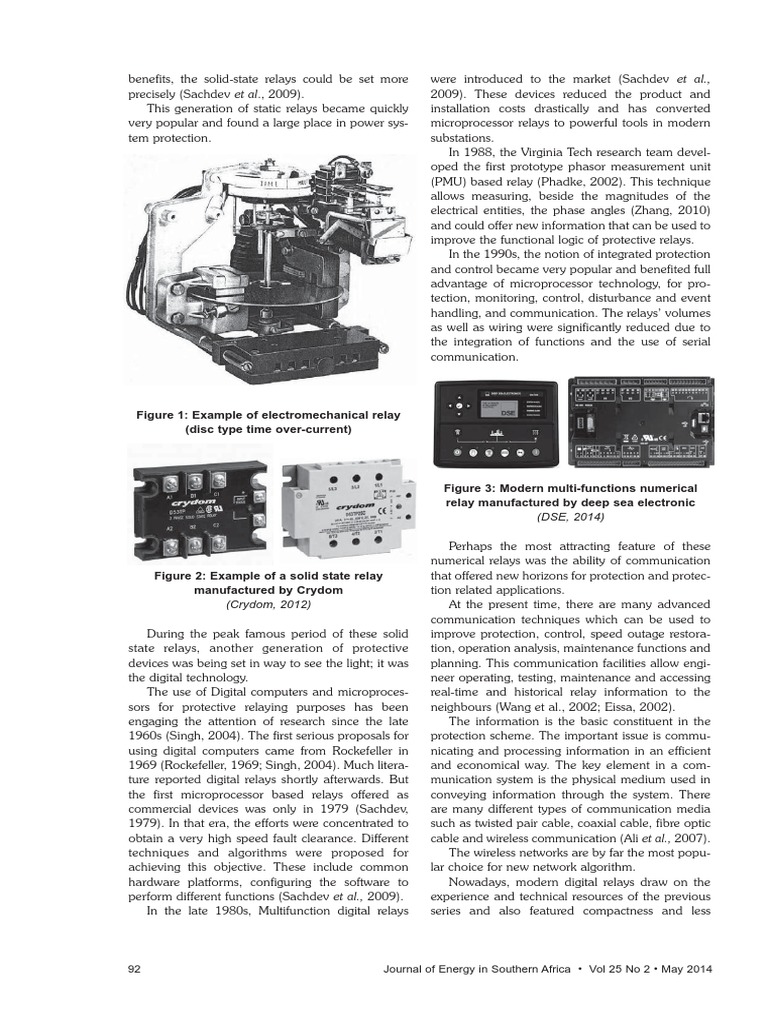 Figure 1: Example of Electromechanical Relay (Disc Type Time Over ...