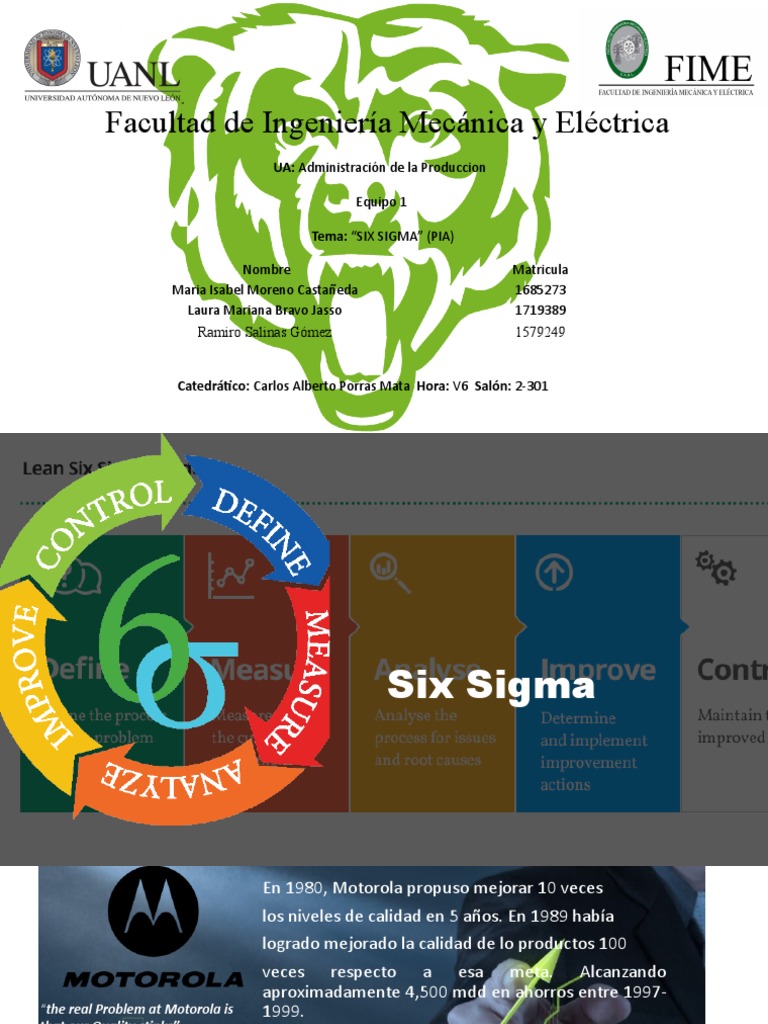 Six Sigma | PDF | Six Sigma | Metodología