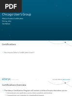 Alteryx Foundation Micro-Credential Guide | PDF | Analytics | Data