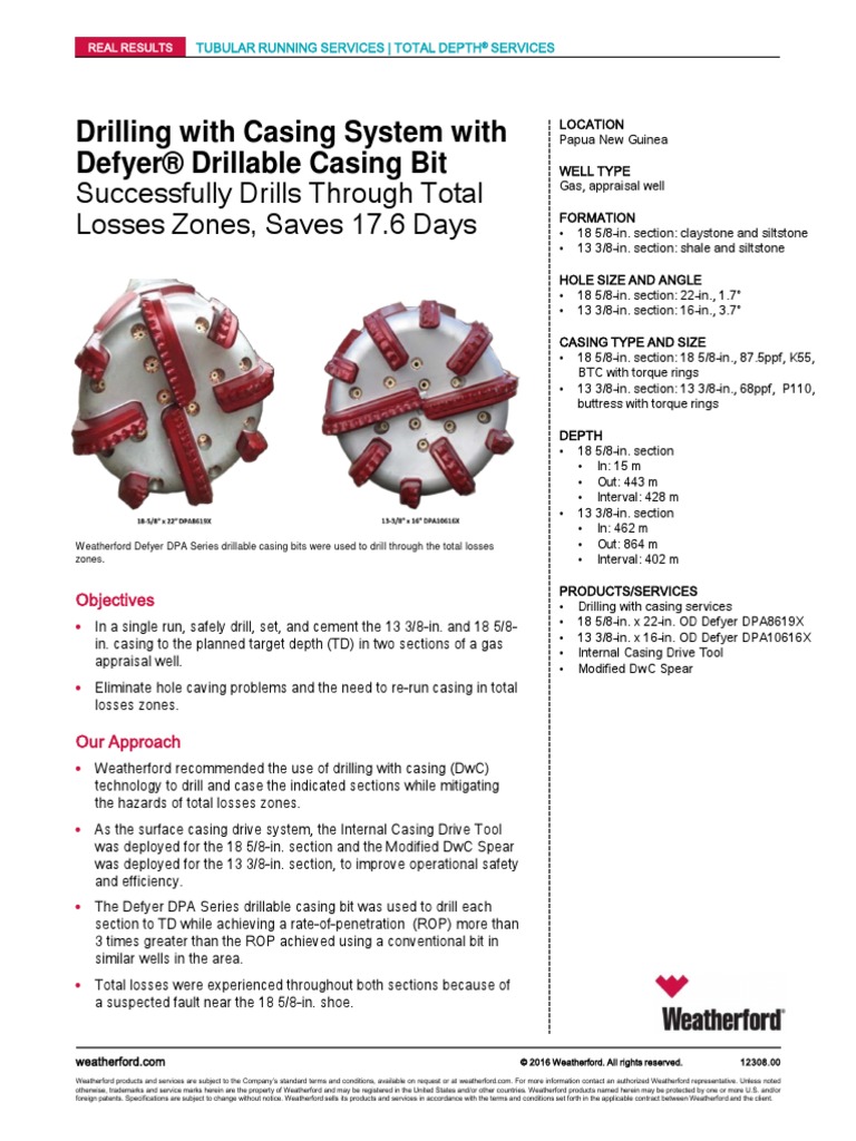 Successfully Drills Through Total Losses Zones, Saves 17.6 Days | PDF ...