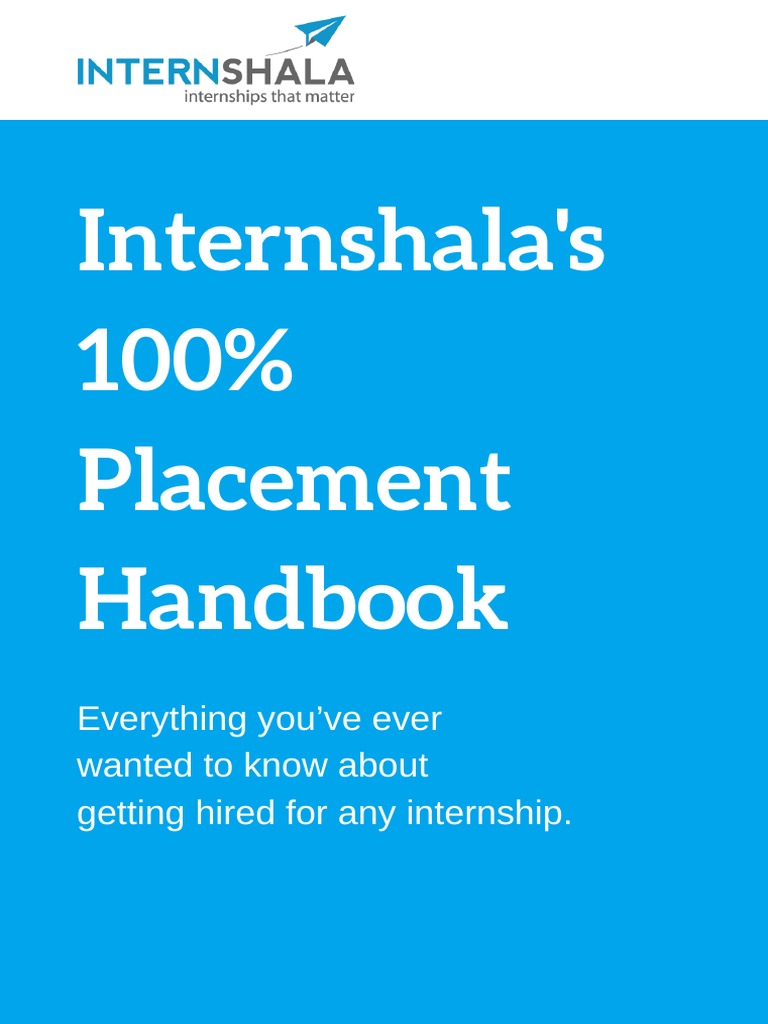 Internship Guide | PDF | Question | Internship