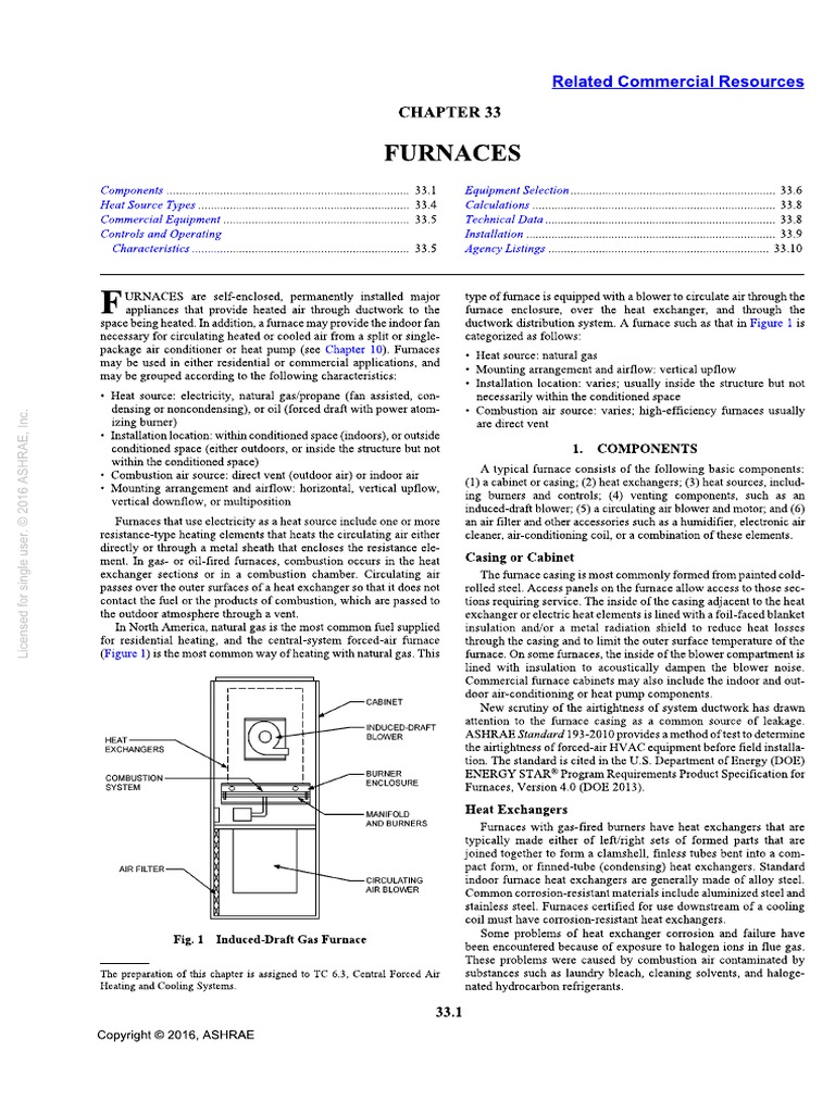 2016 ASHRAE Handbook HVAC Systems and Equipment CH 33 IP | PDF