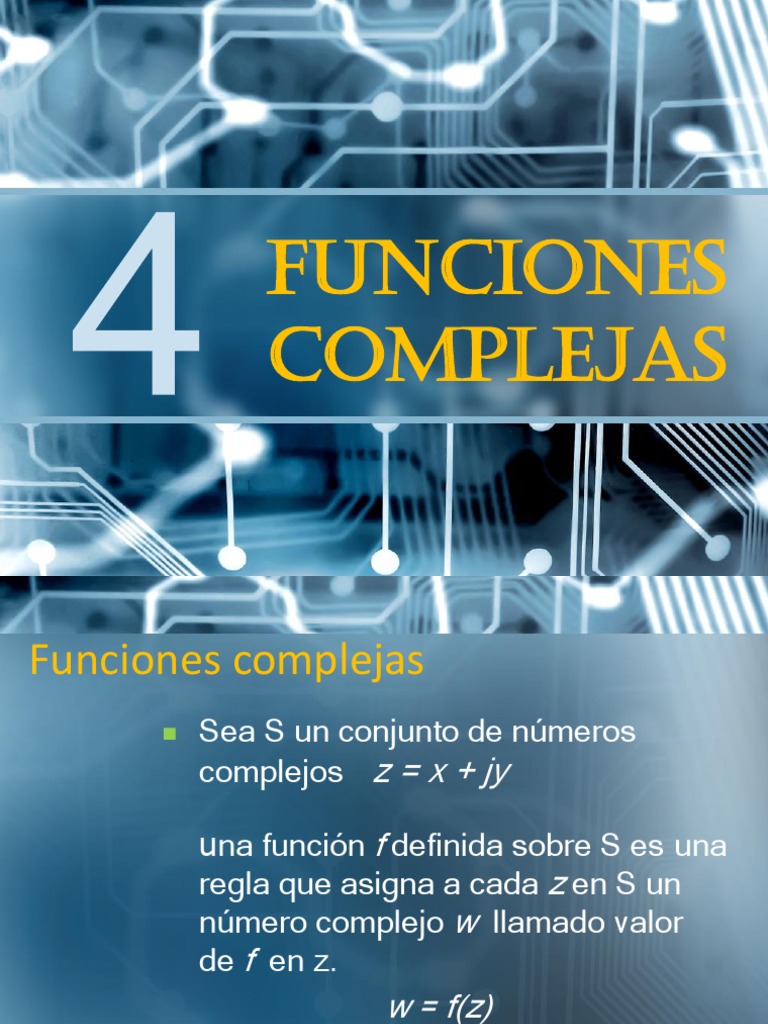 Transformaciones y Mapeos en Funciones Complejas | PDF | Función (Matemáticas) | Álgebra abstracta
