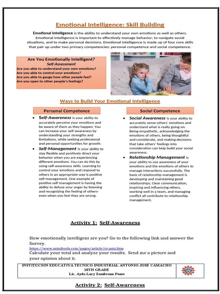 Emotional Intelligence | PDF | Self Awareness | Emotional Intelligence