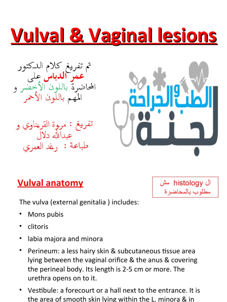 120520200benign Malignant Lesions of Vulva Vagina | PDF | Anatomy ...