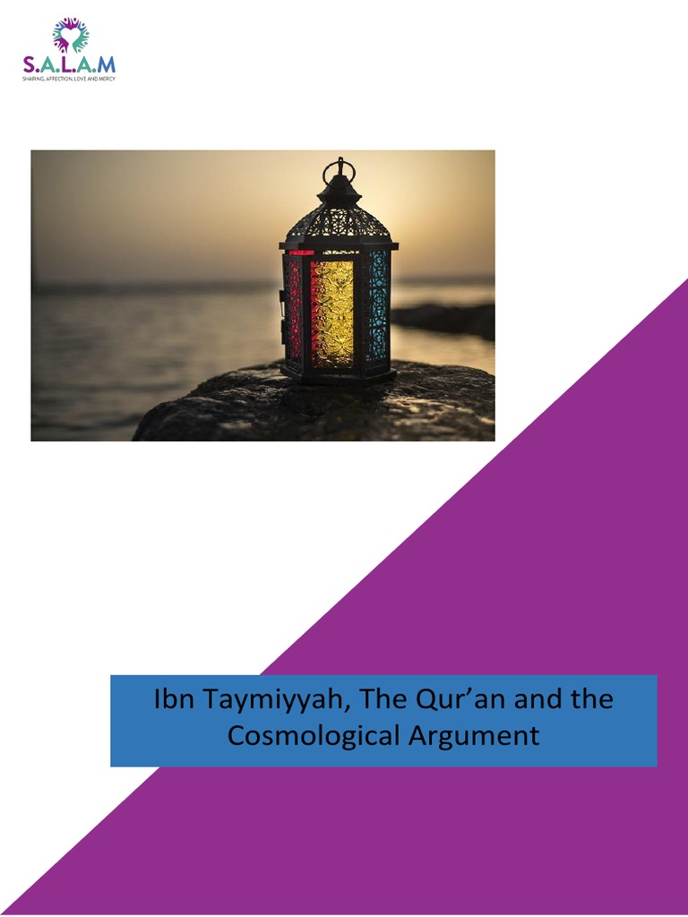 Ibn Taymiyyah, The Qur'an and The Cosmological Argument | PDF | God In ...