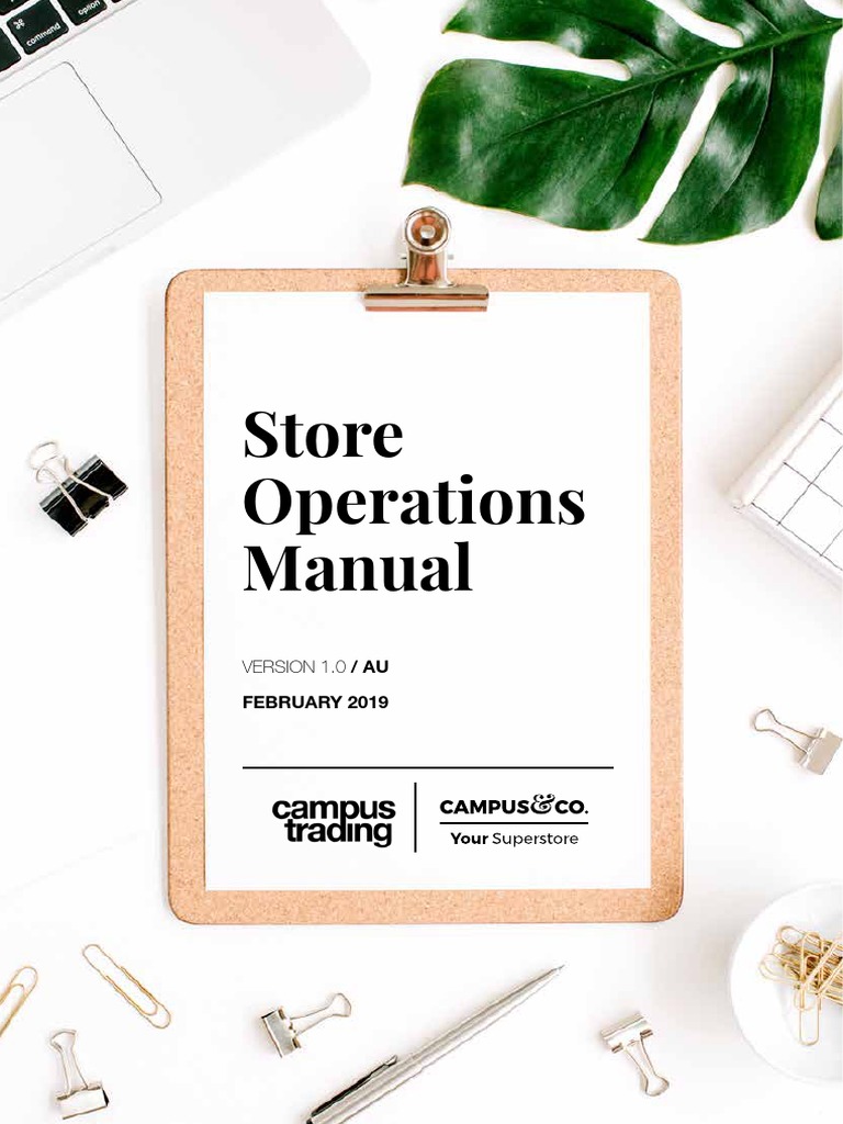 Store Operations Manual: / Au February 2019 | PDF | Big Box Store | Retail