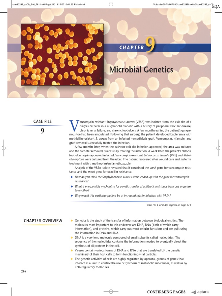 Microbial Genetics PDF | PDF | Dna Replication | Dna