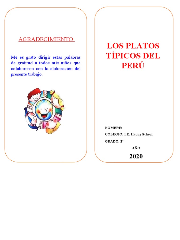 Diptico | PDF | Perú | Alimentos