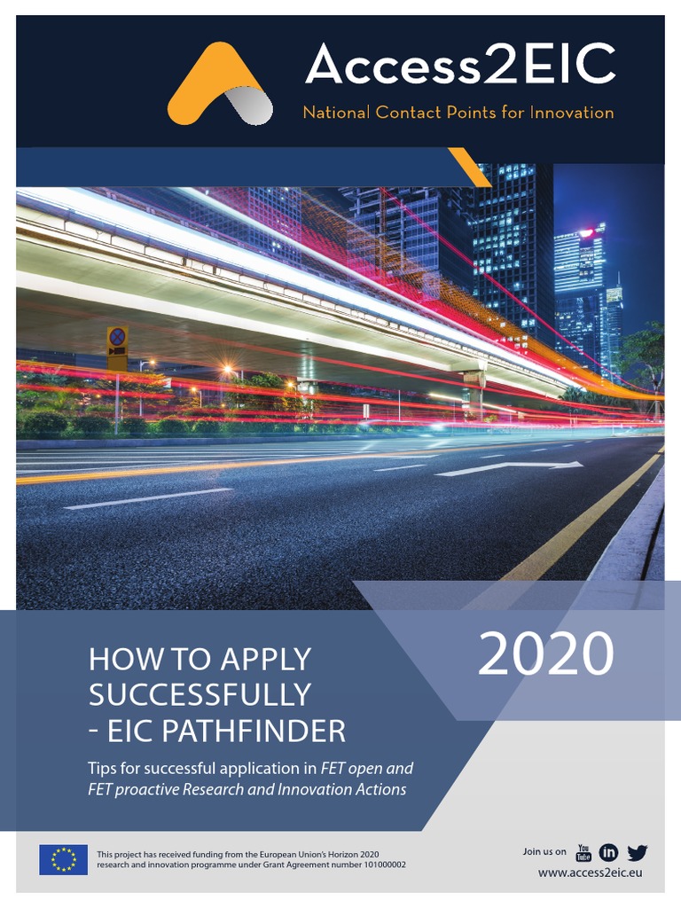 Access2EIC Tips For FETOpen and Proactive | PDF | Interdisciplinarity | Innovation
