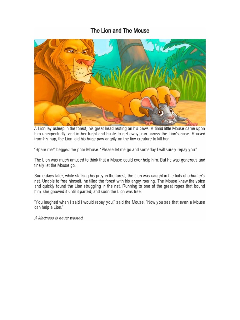 The Lion and The Mouse | PDF