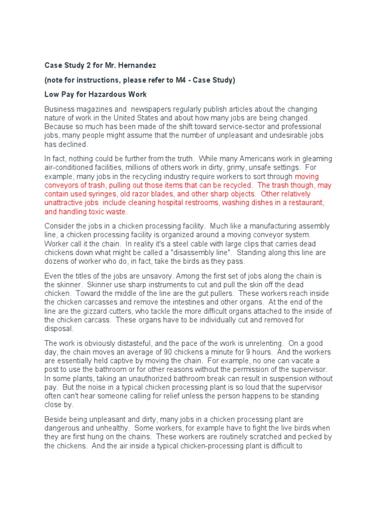 Case Study 2 | PDF | Occupational Safety And Health | Human Resources