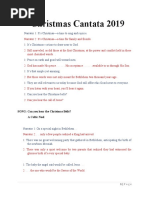 Christmas Concert Program Script | PDF | Christmas Carols | Christmas