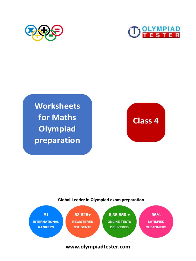 Class 4 Maths Olympiad Worksheets | PDF | Teaching Mathematics