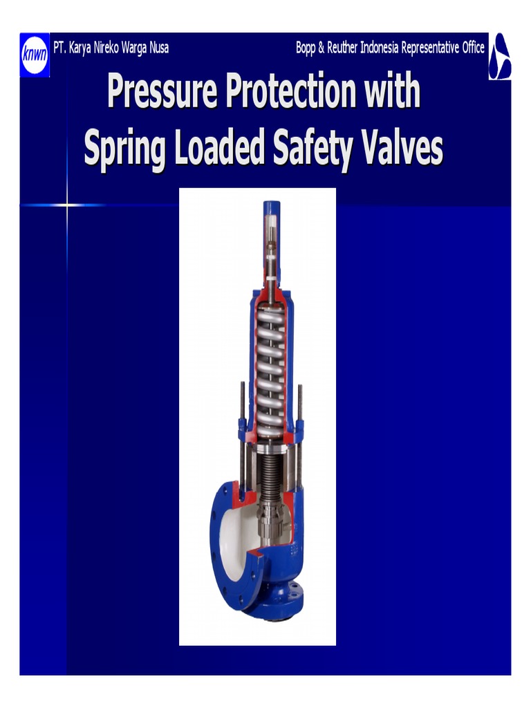 Conventional-Spring Operated Types | PDF | Valve | Gas Technologies