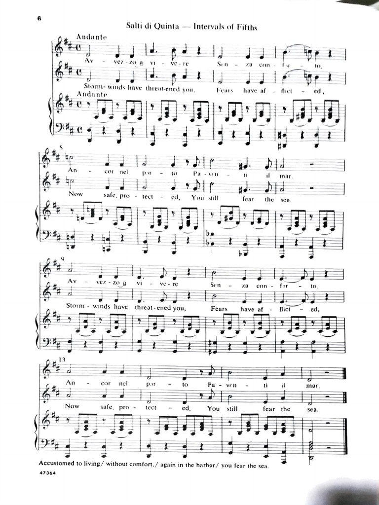 Vaccai Exercises | PDF