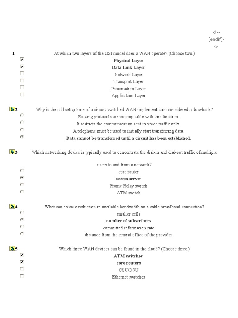 Module 1 Ans | PDF | Asynchronous Transfer Mode | Computer Network