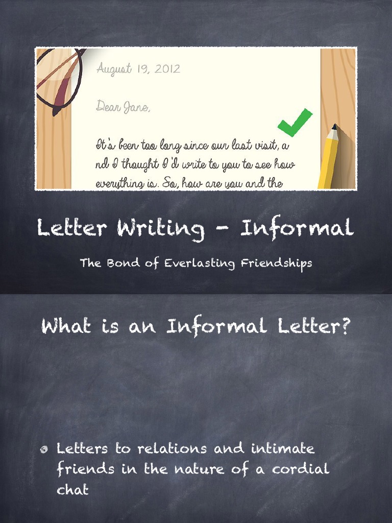 Letter Writing - Informal | PDF