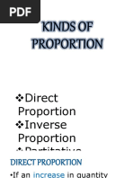 Direct, Inverse, and Partitive Proportions | PDF | Teaching Methods ...