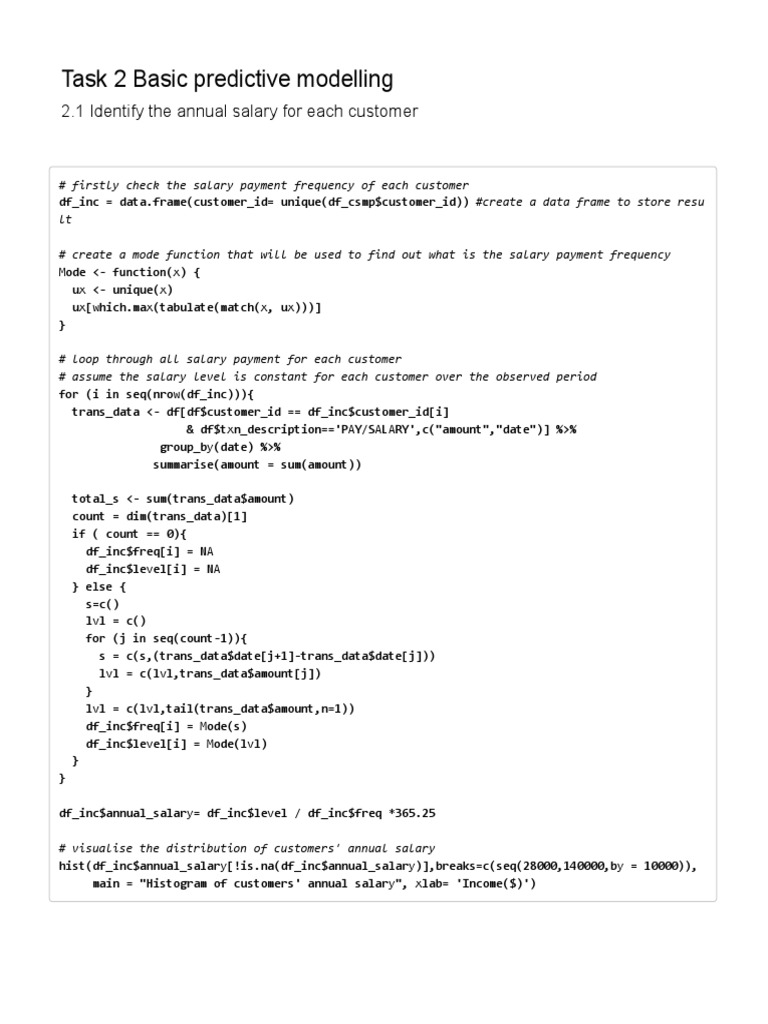 ANZ Virtual Internship Module Model Answer For Task 1 | PDF | Computers