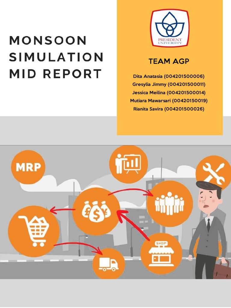 MonsoonSIM Mid Report Overview | PDF | Retail | Return On Investment