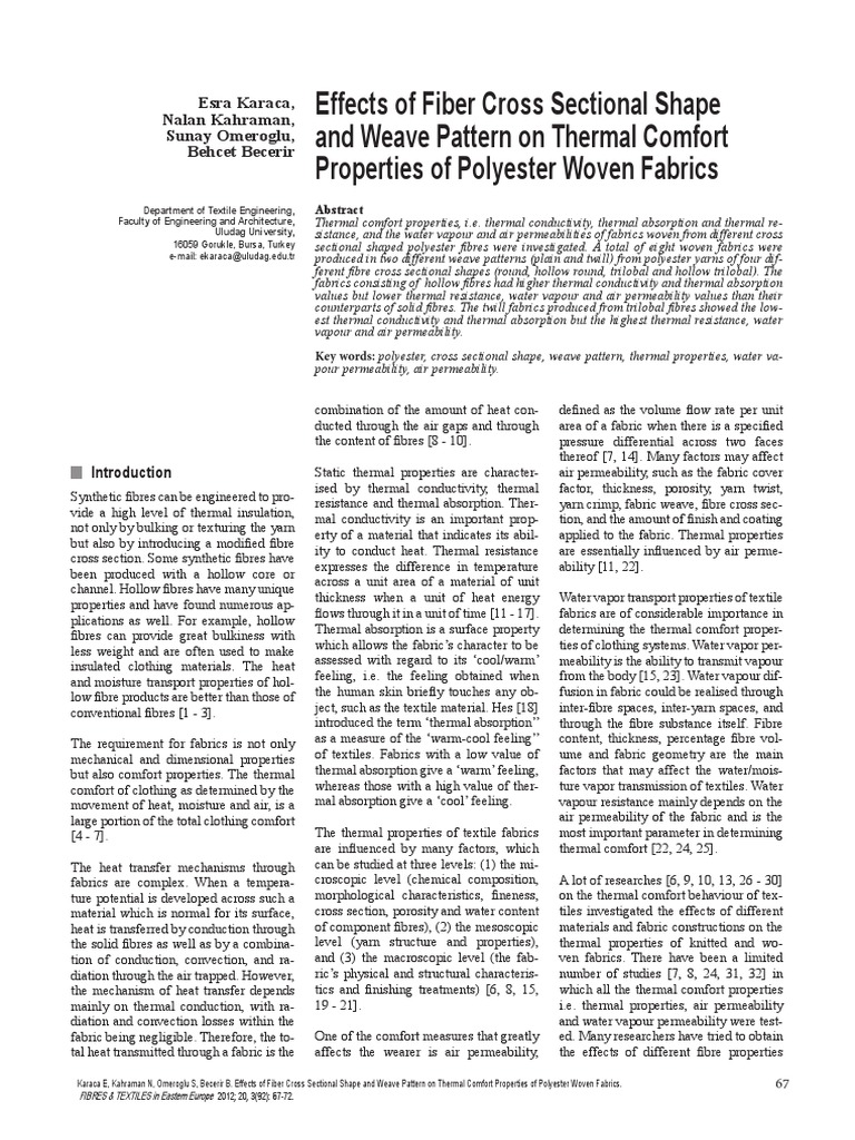 2012-3-67 - P Effects of Fiber Cross Sectional Shape and Weave Pattern ...