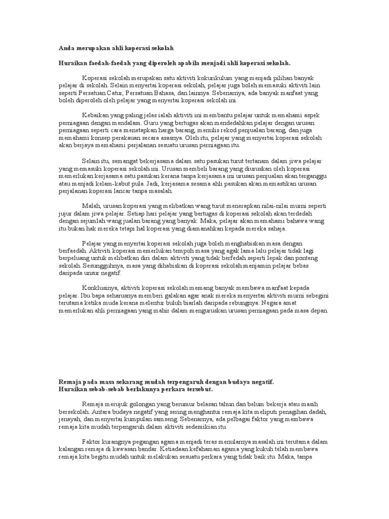 BM Karangan 3 | PDF
