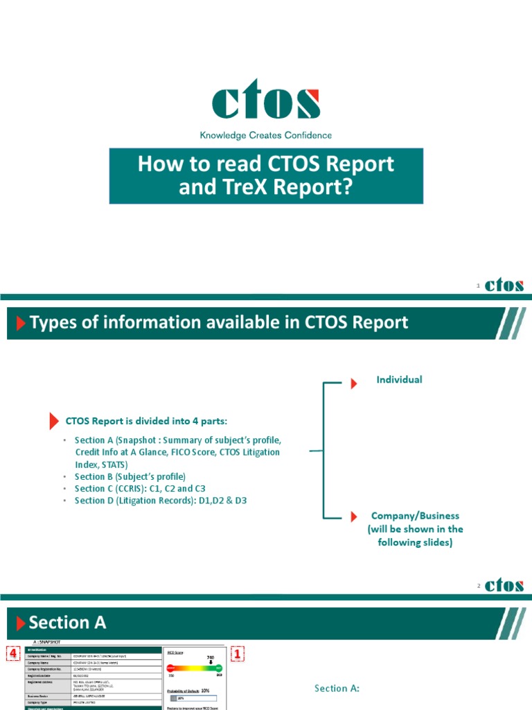 CTOS Credit Sample Score PDF | PDF | Liquidation | Cheque