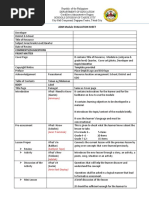 Parts of The Modules | PDF | Educational Assessment | Learning
