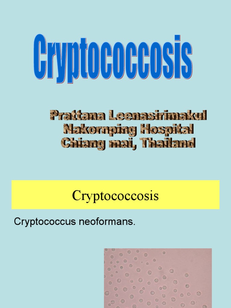 Cryptococcosis | PDF | Microbiology | Medical