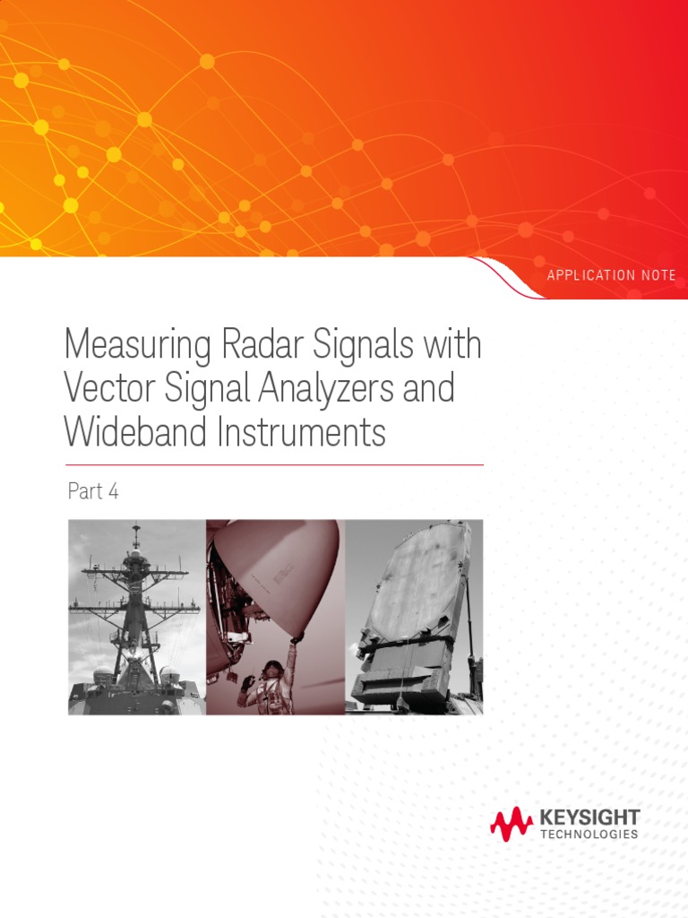 Measuring Radar Signals With Vector Signal Analyzers and Wideband Instruments | PDF | Spectral ...