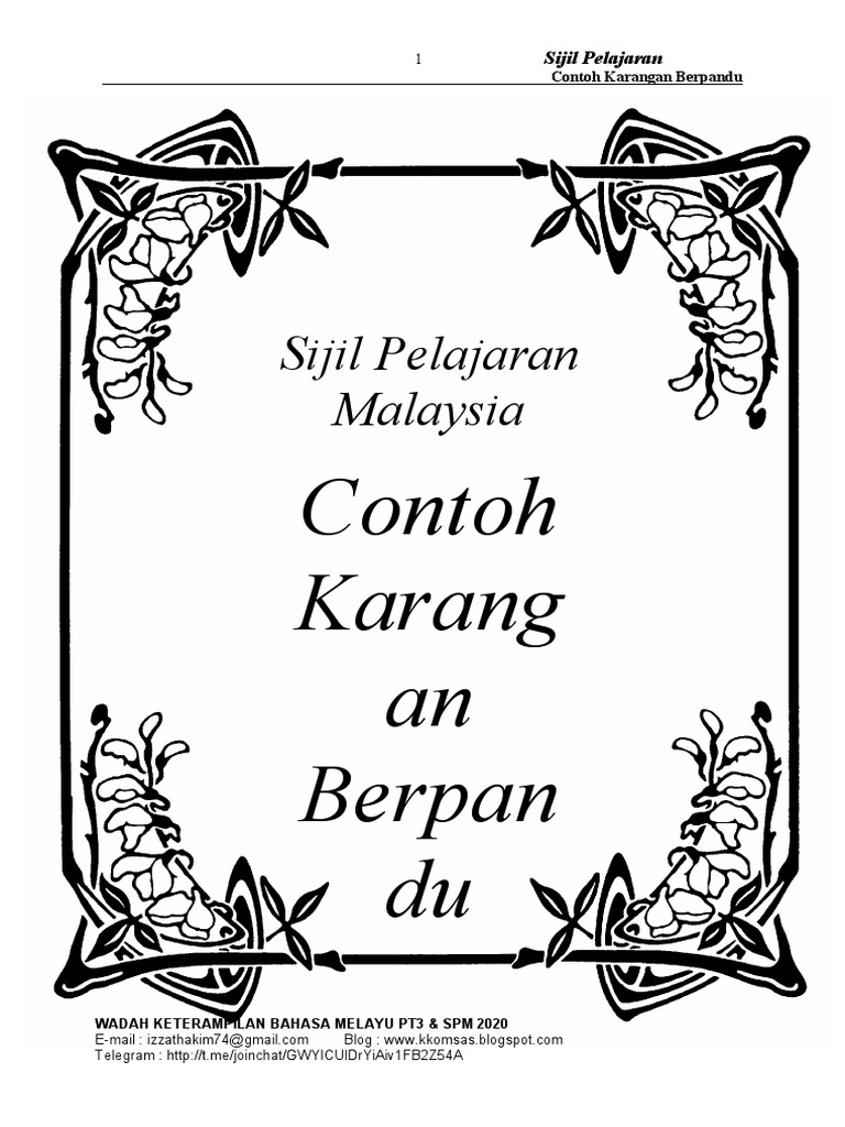 Modul Karangan Bahan Rangsangan 2020 | PDF