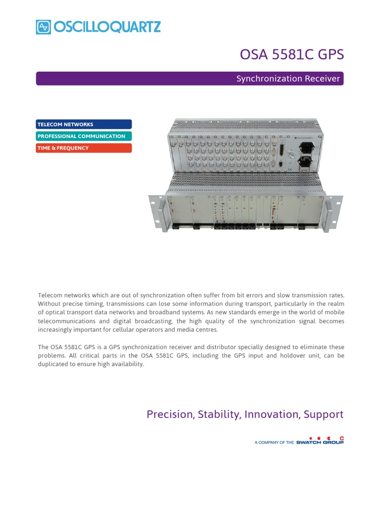 Osa 5581C GPS | PDF | Global Positioning System | Synchronization